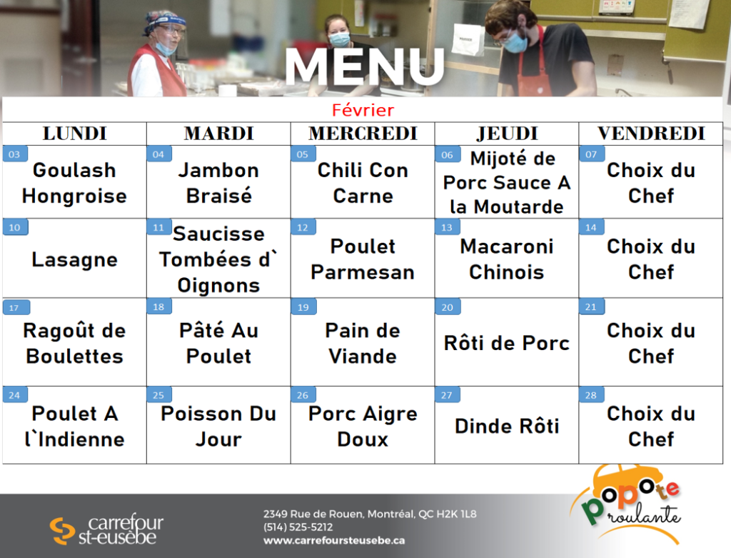 Popote Roulante – Carrefour Saint-Eusèbe